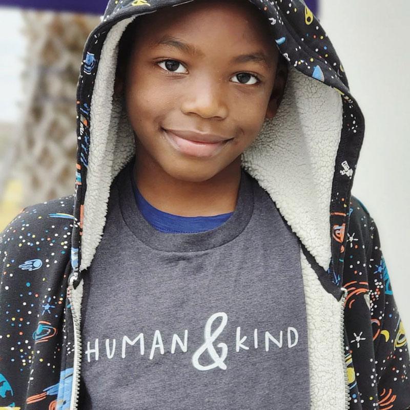 Human and Kind Eco Friendly Kids T-Shirt - We are kind